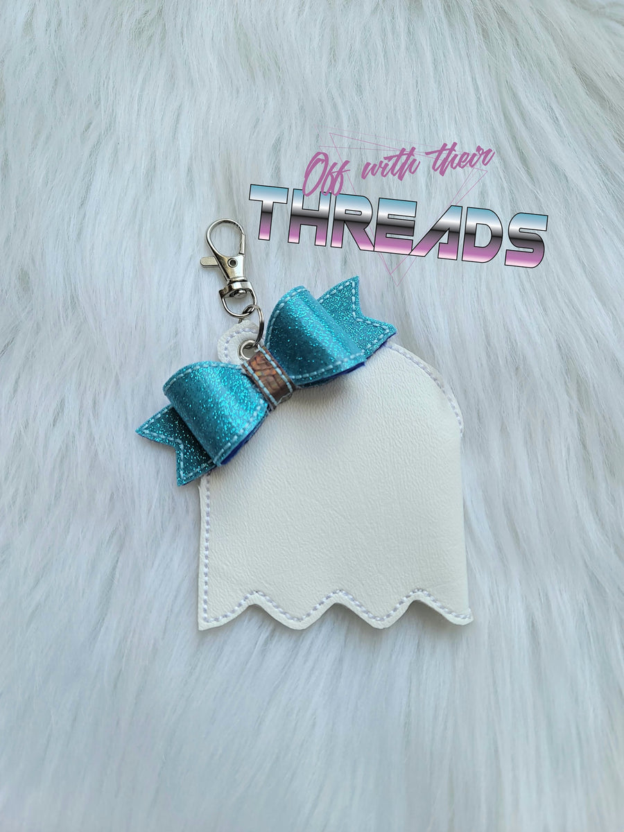 DIGITAL DOWNLOAD ITH Applique Ghost Wallet 3 SIZES INCLUDED BOW DESIGN ...