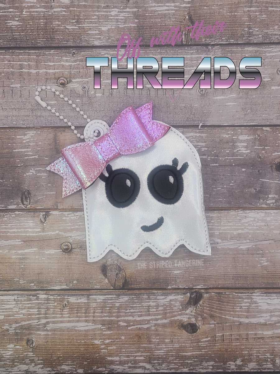 DIGITAL DOWNLOAD ITH Applique Ghost Wallet 3 SIZES INCLUDED BOW DESIGN ...