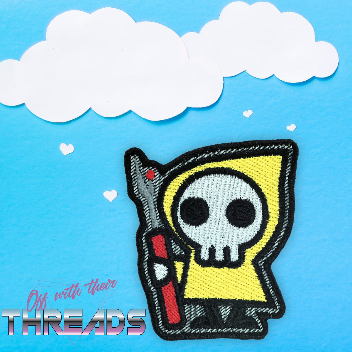 DIGITAL DOWNLOAD Seam Reaper Patch 3 SIZES INCLUDED – Off With Their ...