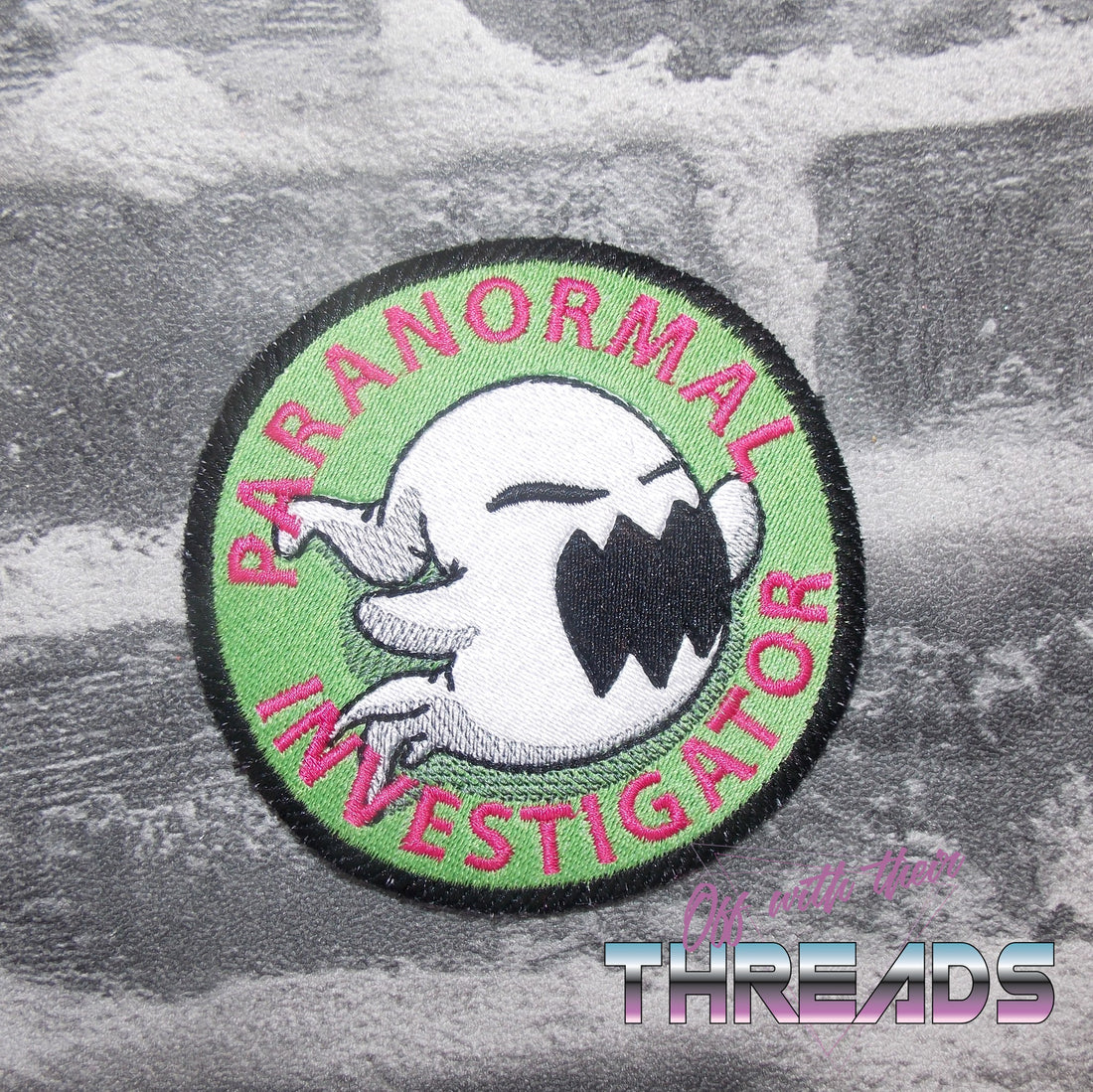 DIGITAL DOWNLOAD Paranormal Investigator Ghost Patch 3 SIZES INCLUDED ...