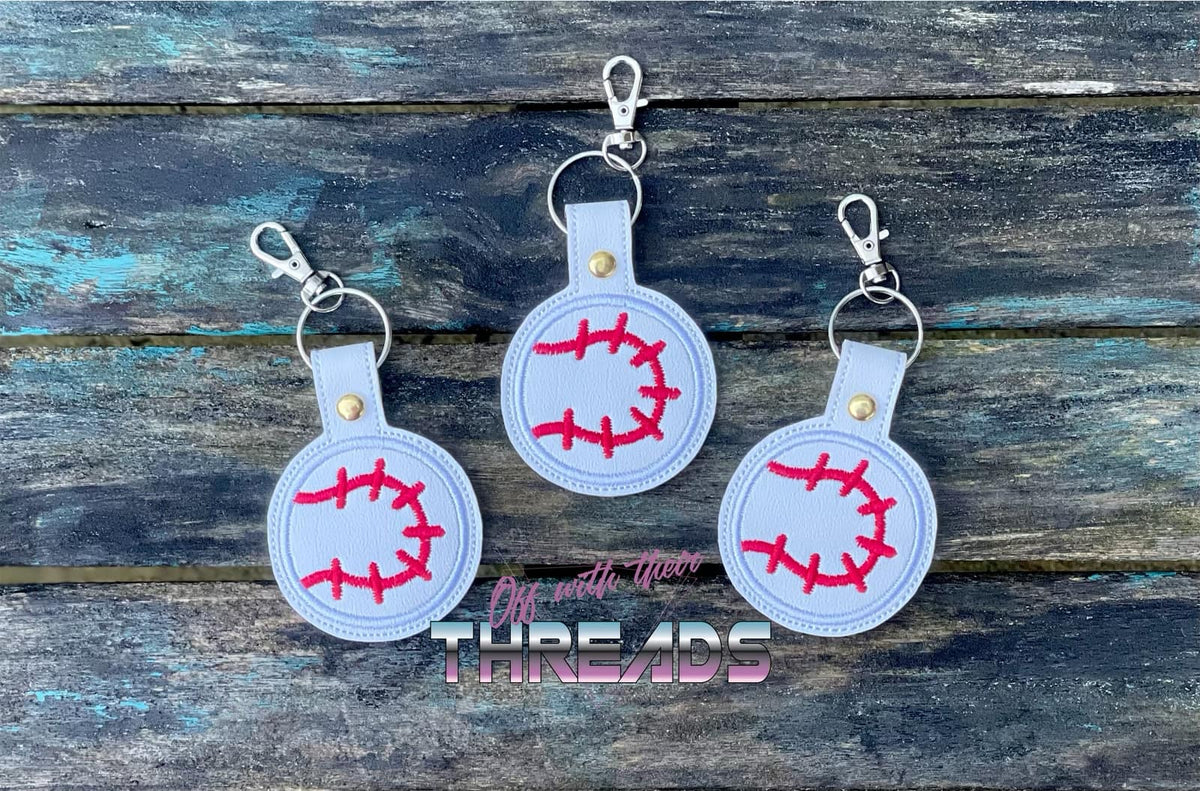 DIGITAL DOWNLOAD Baseball Softball Snap Tab Key Chain – Off With Their ...