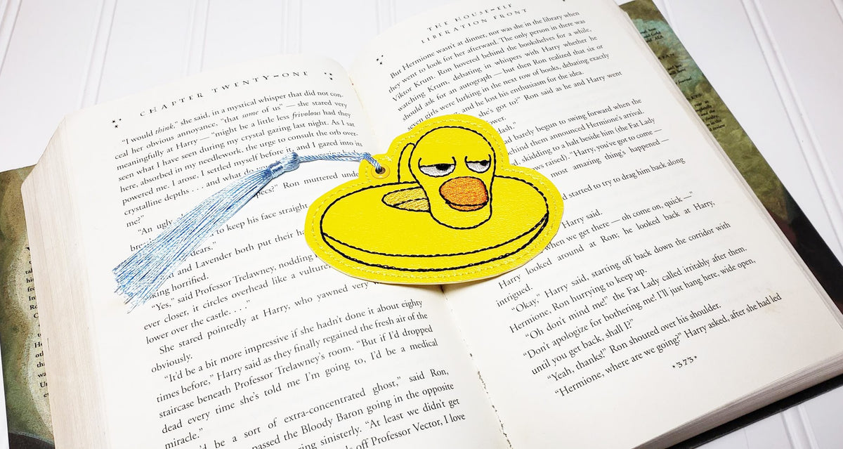 DIGITAL DOWNLOAD 4x4 Chad The Perturbed Duck Floatie Bookmark – Off ...